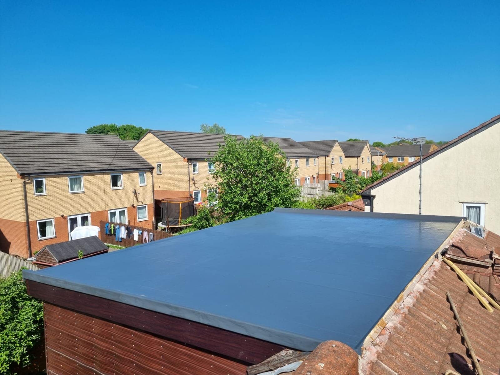 GRP Roof Installation on a Dormer in Tameside - DM Roofing